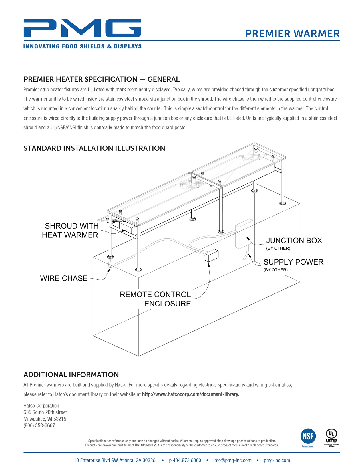 Heat & LED Light Options | PMG
